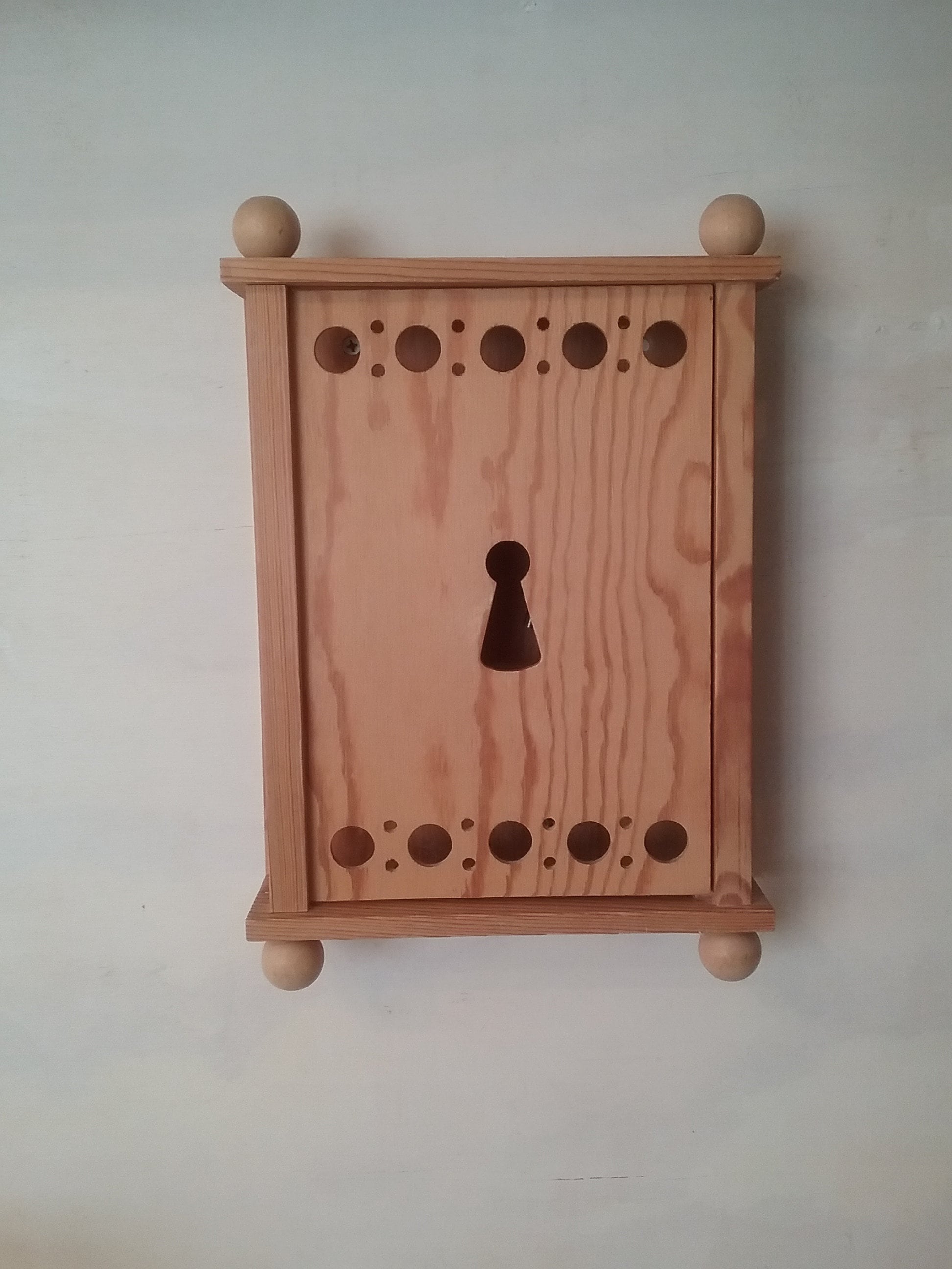 Swedish Vintage Key Box,key Organizer,wooden Cabinet,wall Key Holder ...