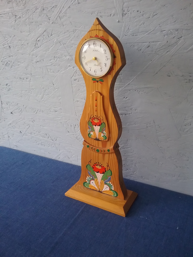 Mora Table Clock Swedish Clock Scholer Swiss Made Vintage - Etsy