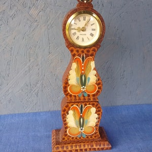 Mora Table Clock, Mechanism Made by Gebrüder Hauser Mercedes, Vintage ...