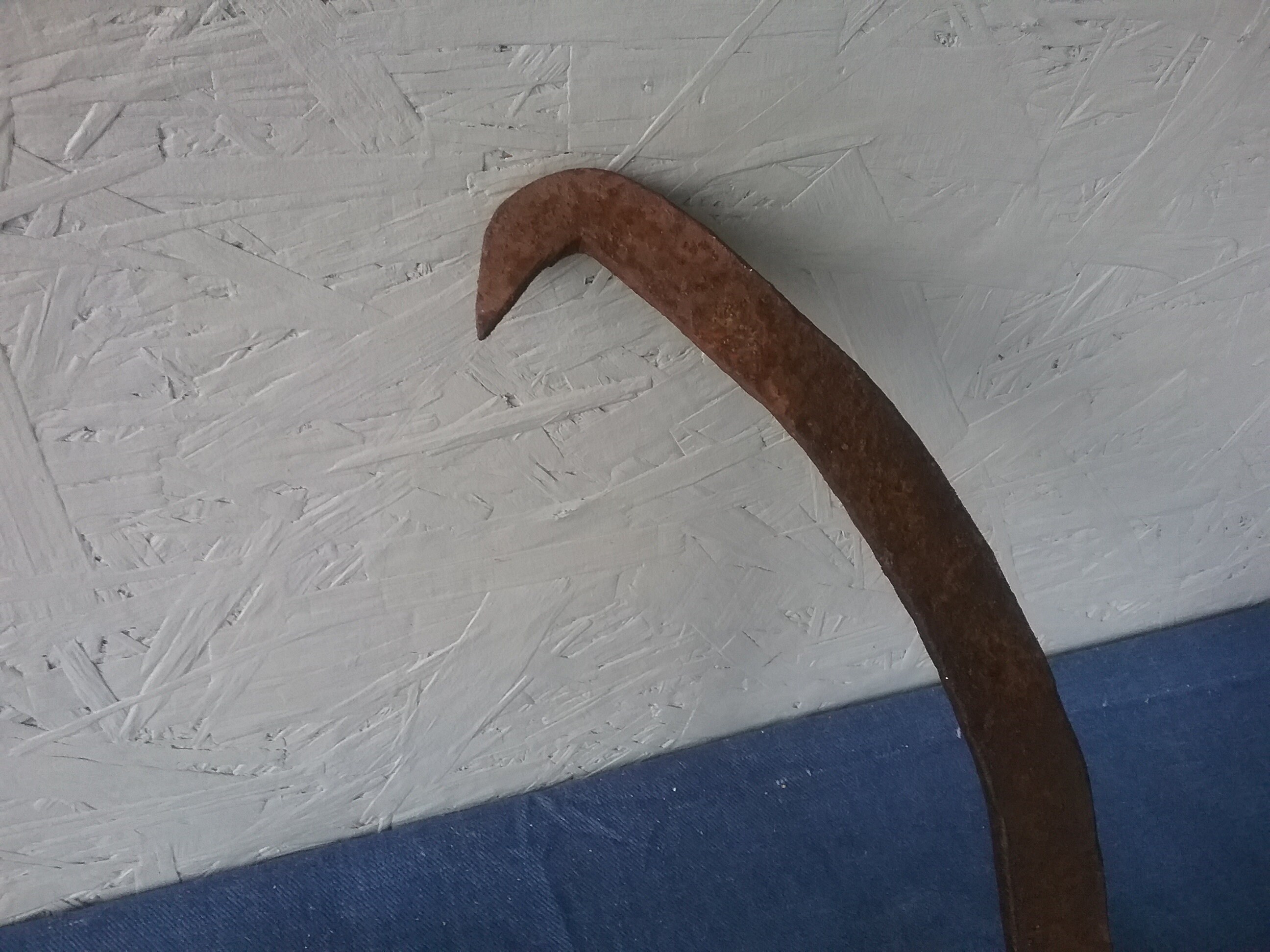 Hand Forged Iron Swedish Hook - Wood Log Pulling Clamp, Antique Hook ...