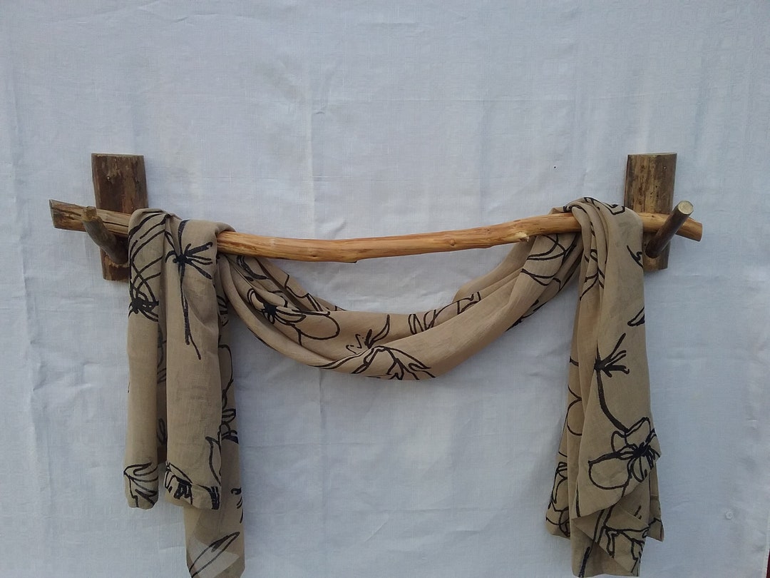 Natural Wood Curtain Rod/window Curtain Rod/driftwood Curtain - Etsy