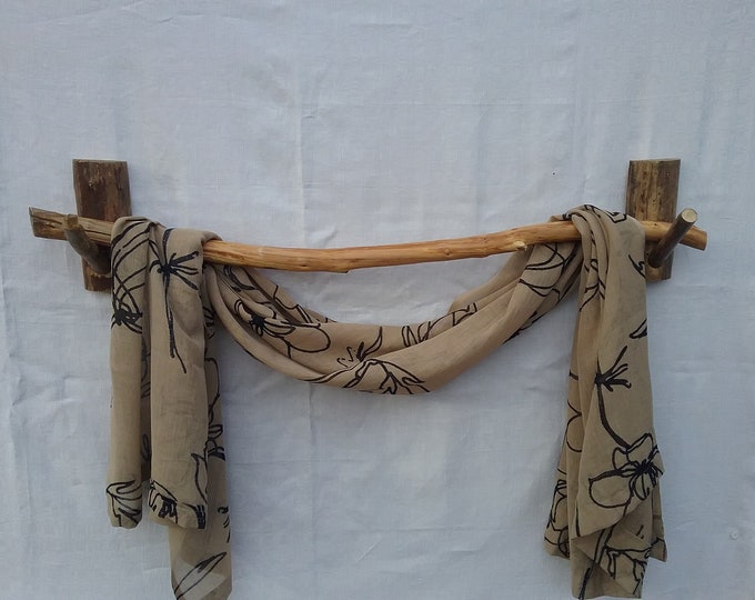 Natural Wood Curtain Rod/window Curtain Rod/driftwood Curtain Rod ...