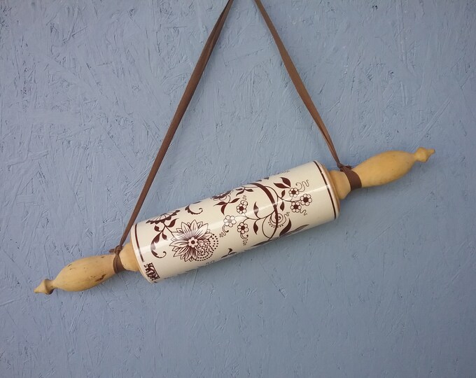 Ceramic Rolling Pin, Vintage Rolling Pin, Kitchen Gadget, Kitchen ...
