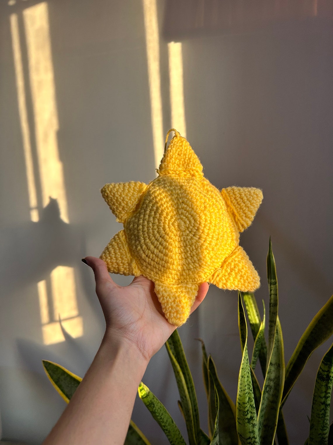 Crochet Hanging Sun Plushie - Etsy