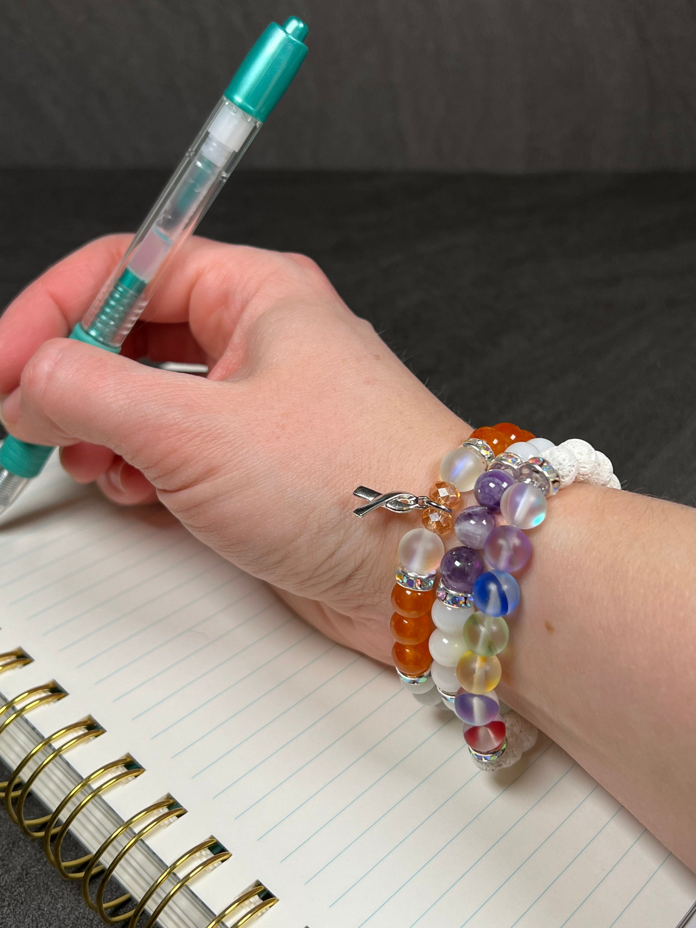 MS multiple Sclerosis Awareness Bracelet - Etsy