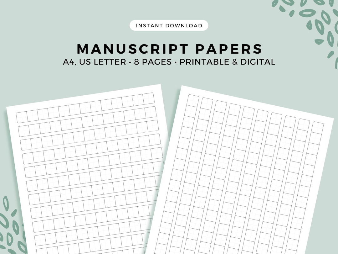 Japanese Chinese Manuscript Paper | Essay Writing Paper | Handwriting ...