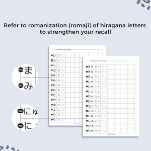 Japanese Hiragana Practice Sheets | Complete Hiragana Alphabet for ...