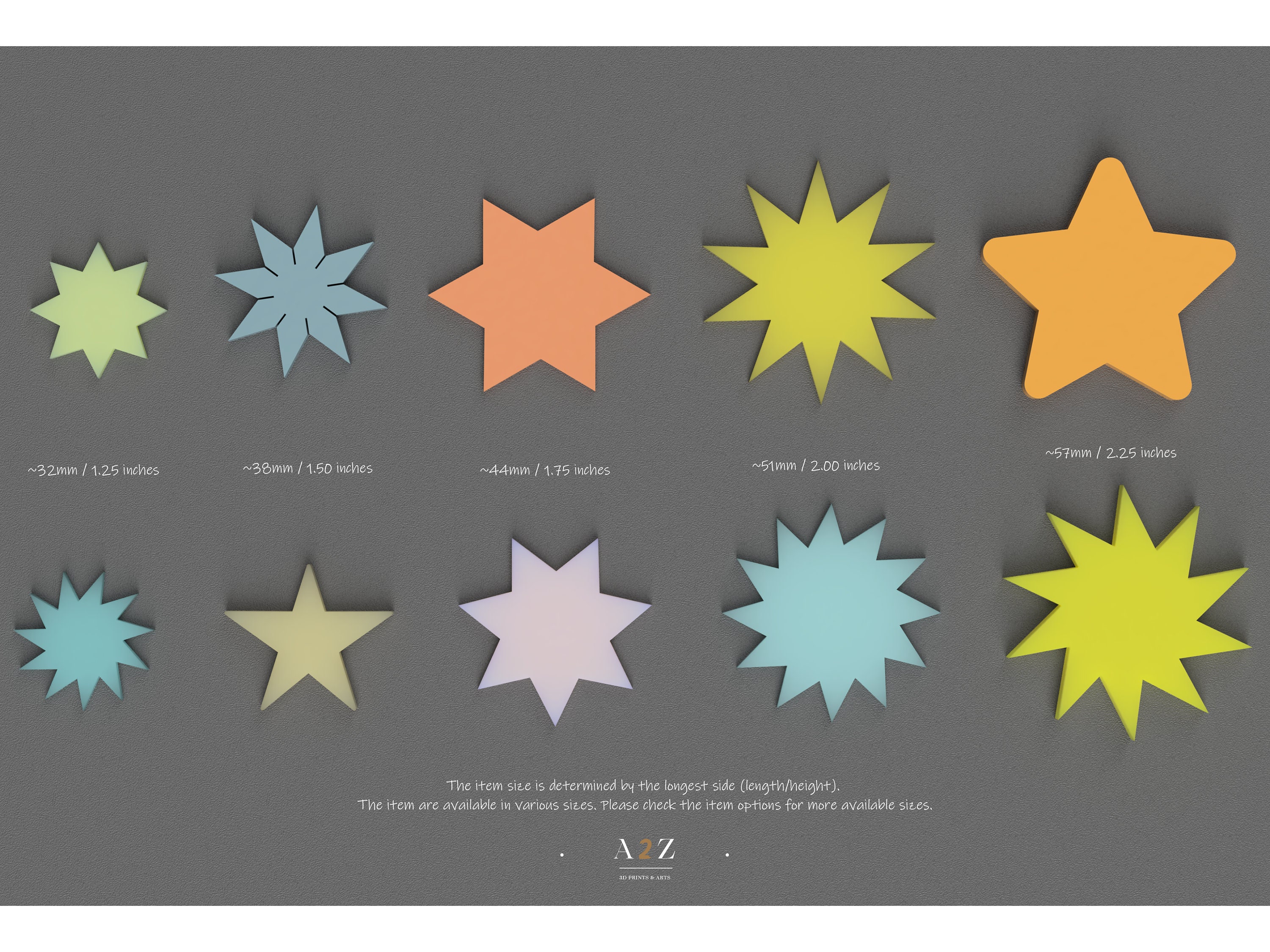 Star Shaped Cutter Polymer Cutter 3D Printed Cutter - Etsy