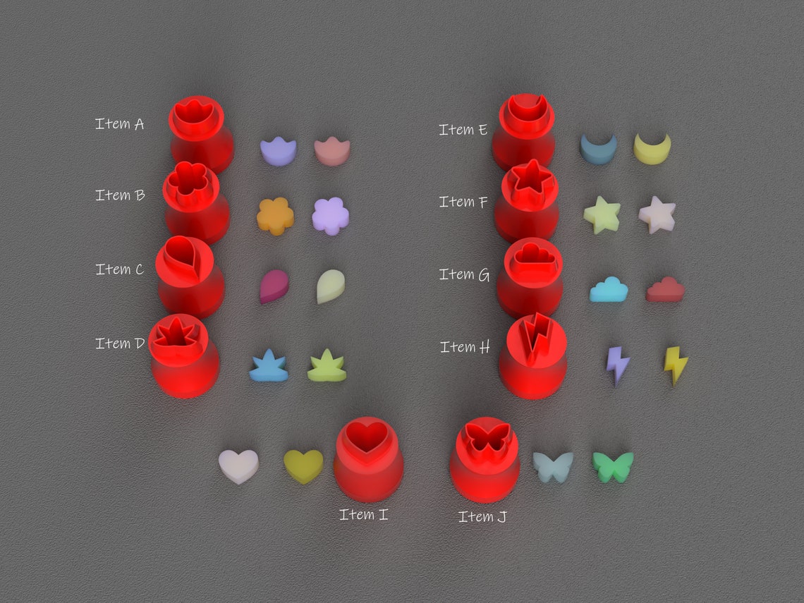 Mini Clay Cutter | Polymer Clay Cutters | Micro Cutters | Earring ...