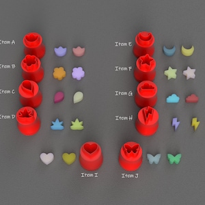 Mini Clay Cutter | Polymer Clay Cutters | Micro Cutters | Earring ...