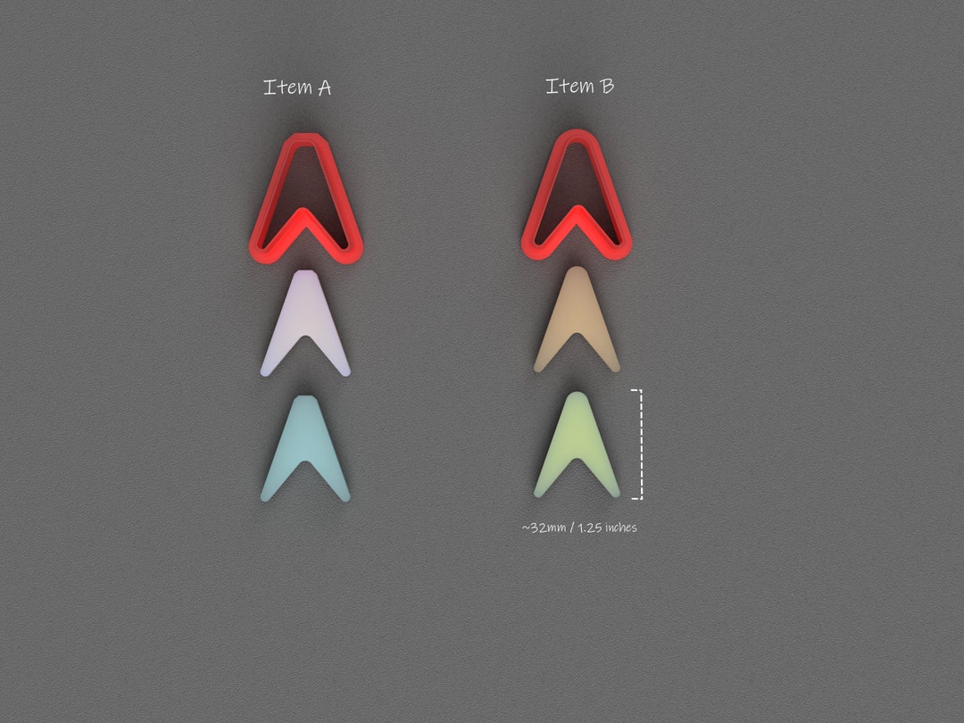 Arrow Polymer Clay Cutters Jewelry Making - Etsy