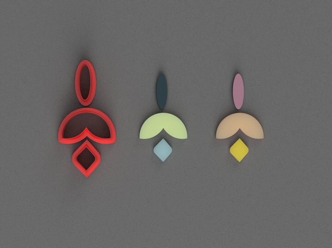 Leaf Shape 3 Cutter Combo Set Polymer Clay Cutter for Making Amazing ...