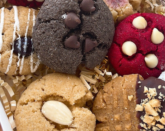 Keto Assorted Cookie Box - Low Carb, Sugar Free, Gluten Free, Diabetic ...