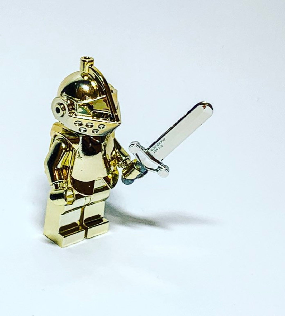 Lego Chrome Gold Knight Castle Mini Figure New - Etsy