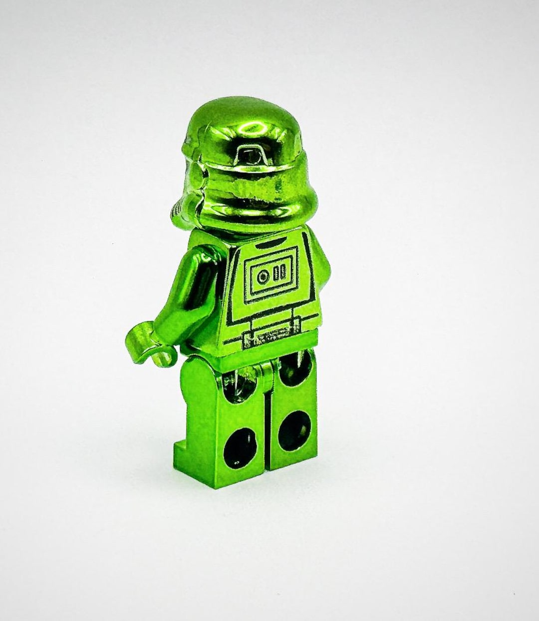 Lego Chrome Green Plated Stormtrooper Minifigure Star Wars New!! - Etsy ...