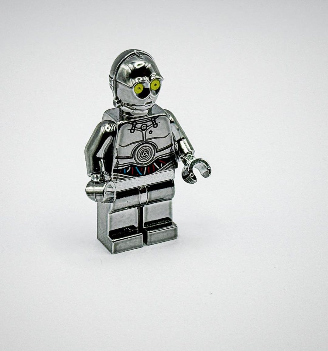 Lego Chrome Grey Star Wars C-3PO Minifigure Limited Edition New!! - Etsy