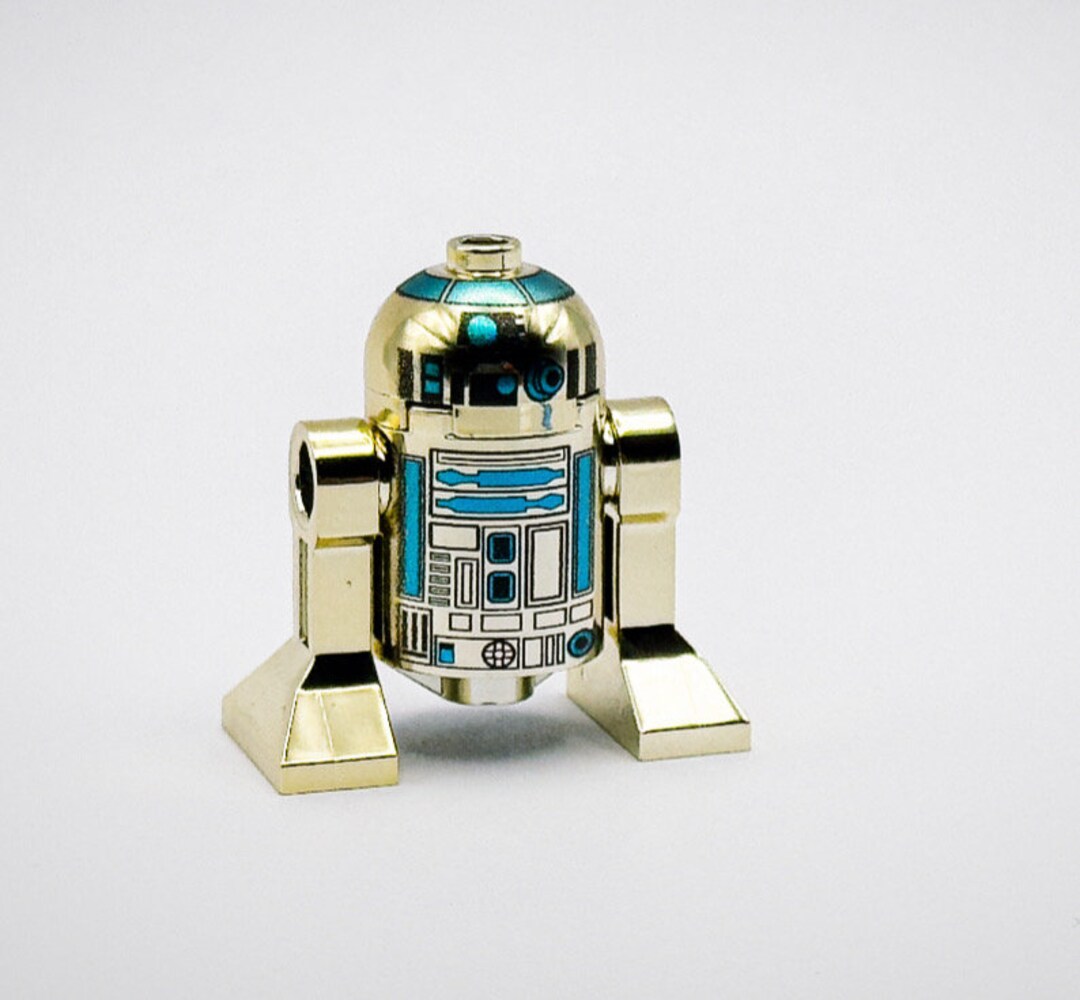 Lego Chrome Gold Astromech Droid R2-BHD Star Wars New!! - Etsy