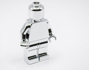 Lego Chrome Silver Mini-figures - Etsy