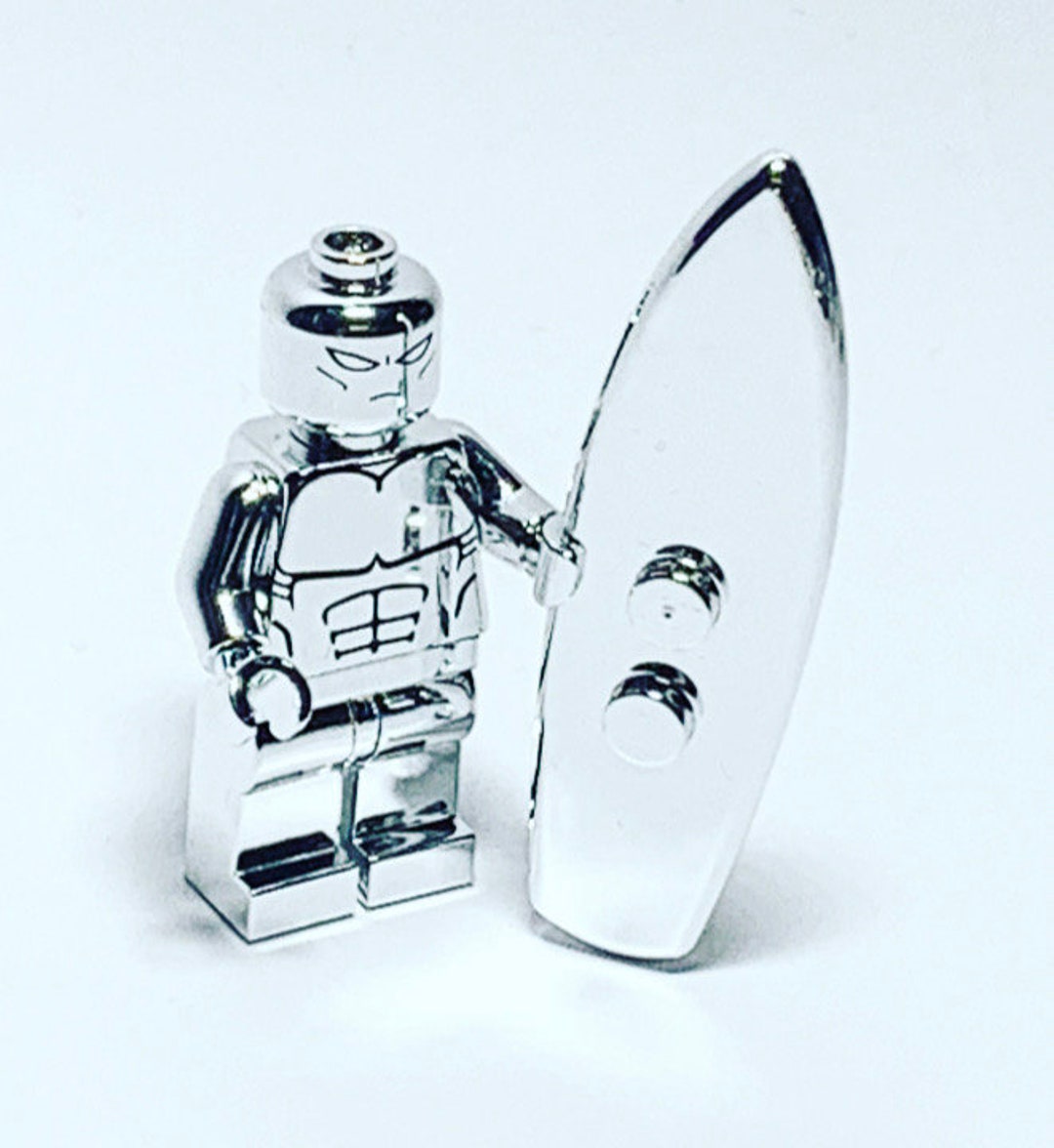 Lego Chrome Silver Surfer Marvel Superheroes New - Etsy