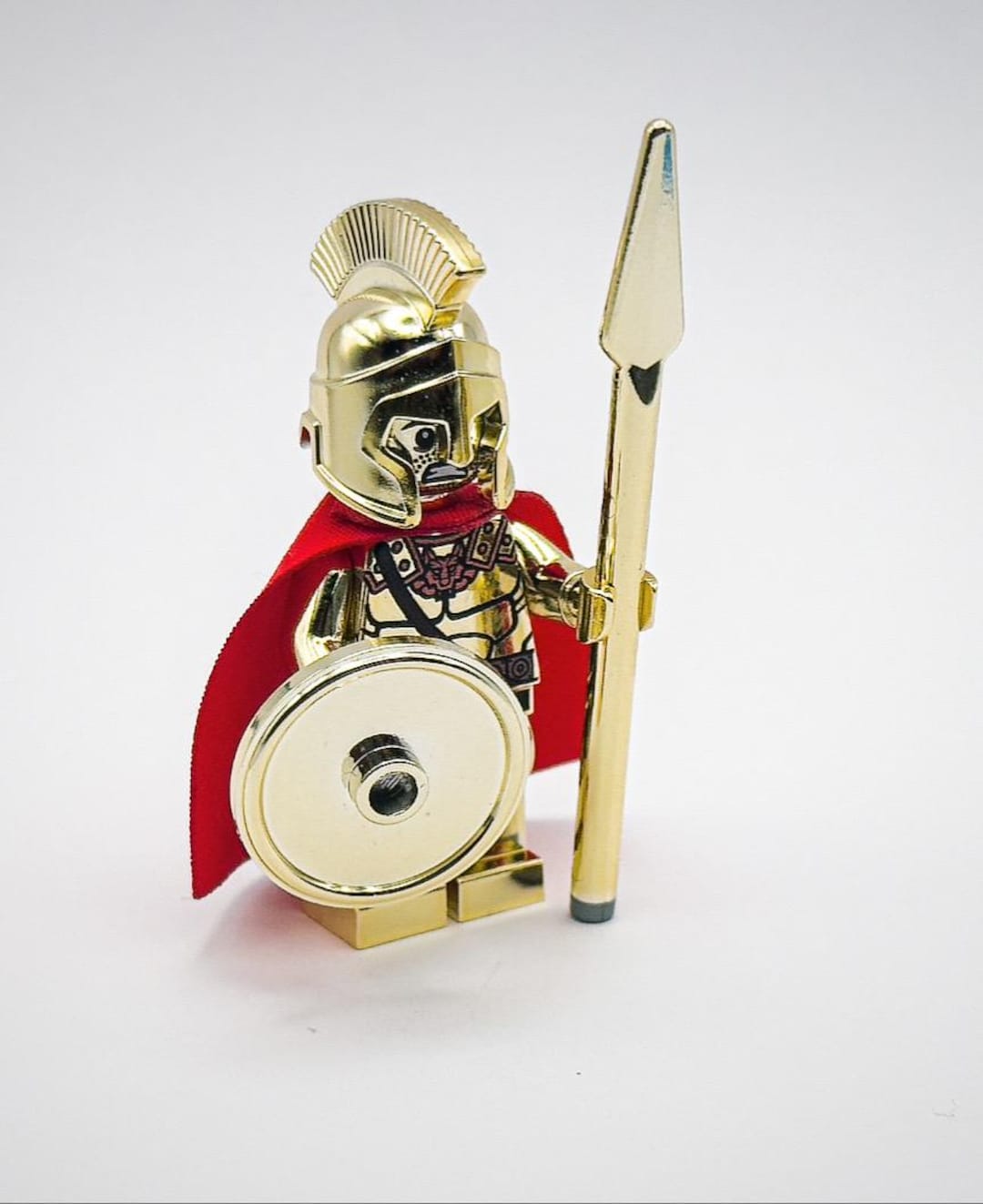 Lego Chrome Gold Spartan 300 Warrior Minifigure Roman Commander New ...