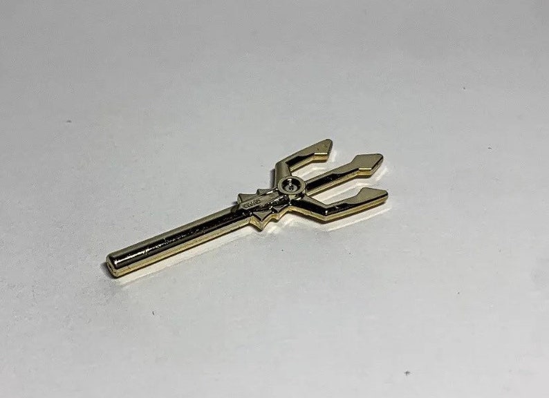 Lego Chrome Gold Trident Spear Weapon 92289 New - Etsy