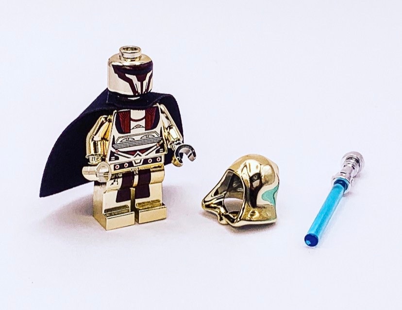 Lego Chrome Gold Plated Darth Revan Minifigure Very Rare Limited ...