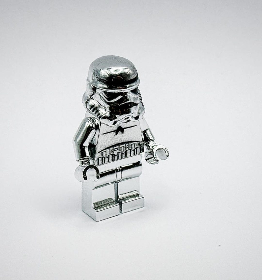 Lego Chrome Silver Plated Stormtrooper Minifigure Star Wars New!! - Etsy