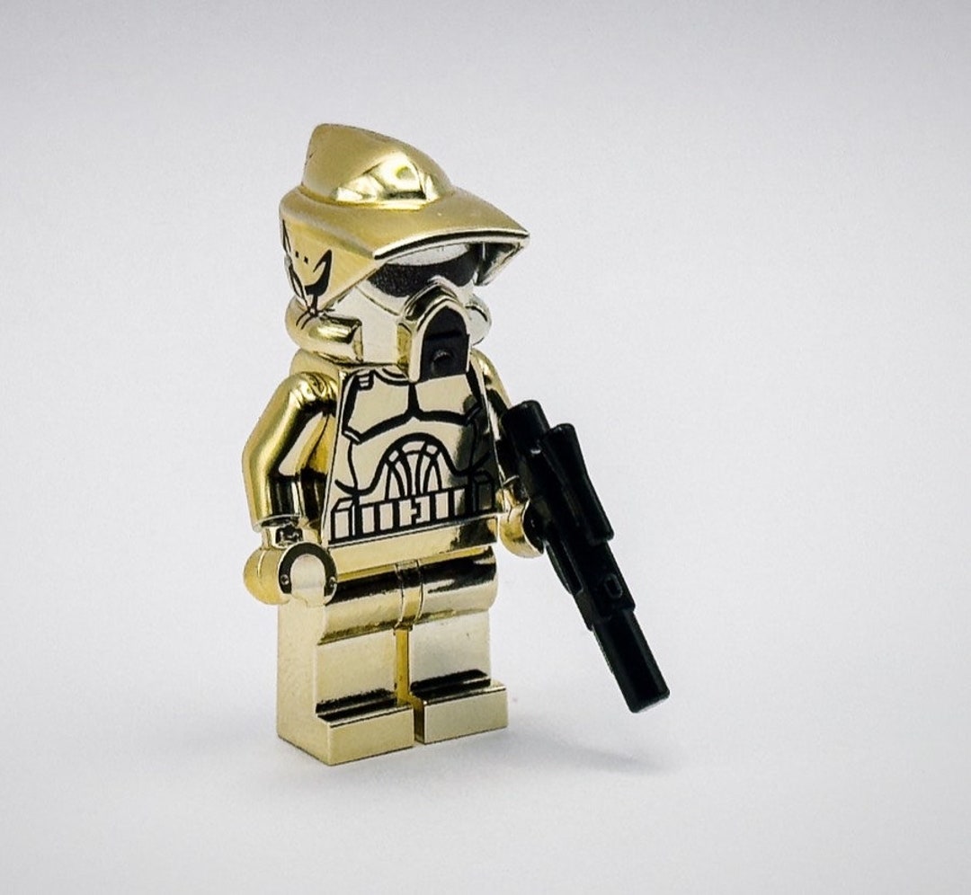 Lego Chrome Gold Shadow Trooper ARF Star Wars New!! - Etsy