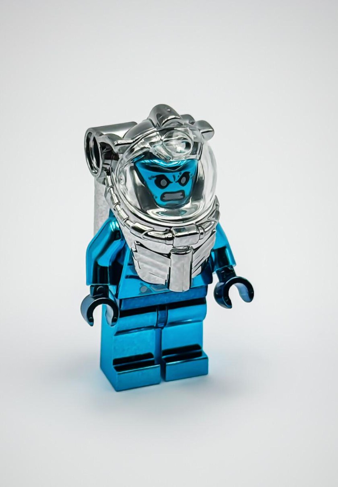 Lego Chrome Blue Mr Freeze Minifigure Batman New!! - Etsy