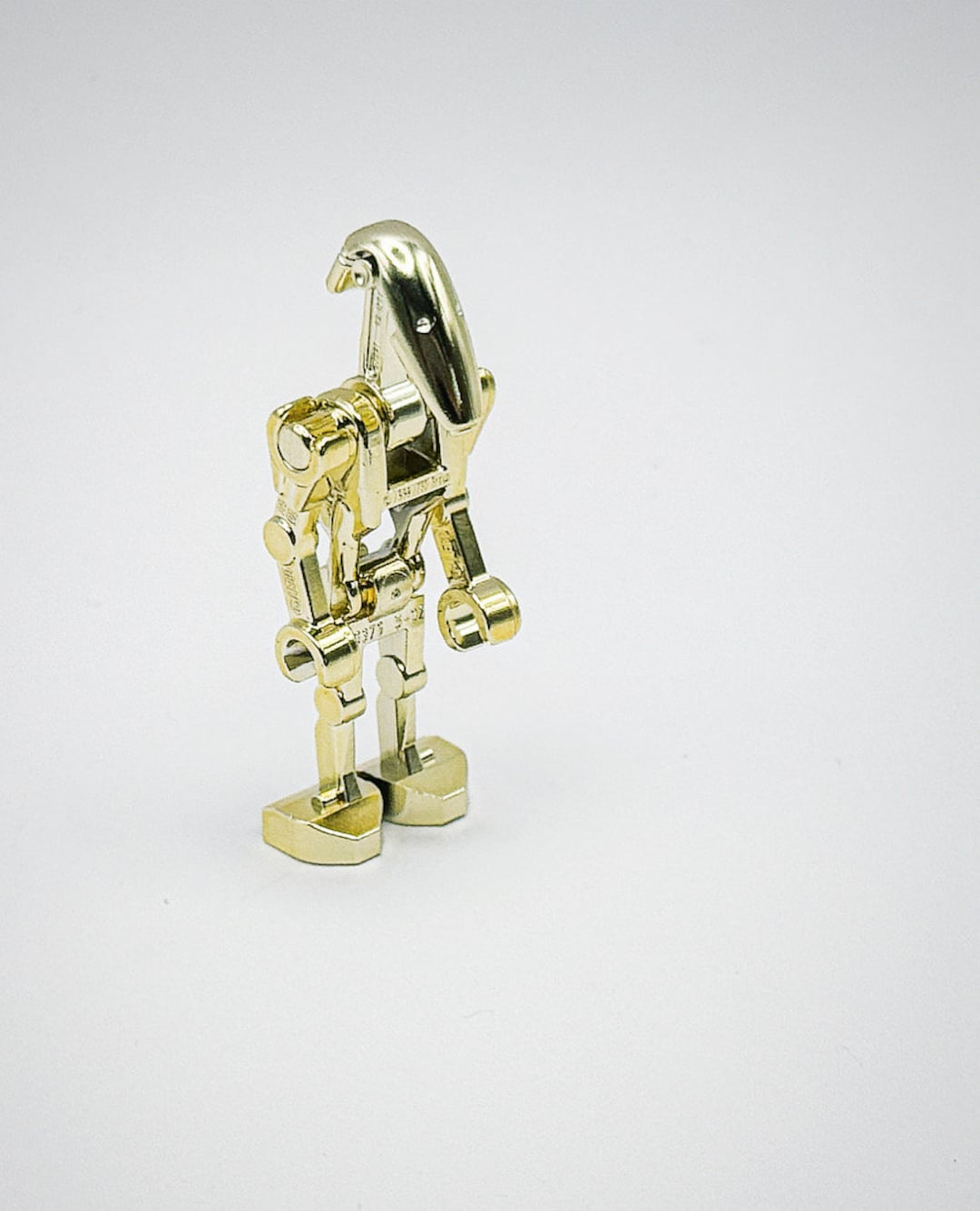 Lego Chrome Gold Plated Battle Droid Minifigure Straight Arms Star Wars ...