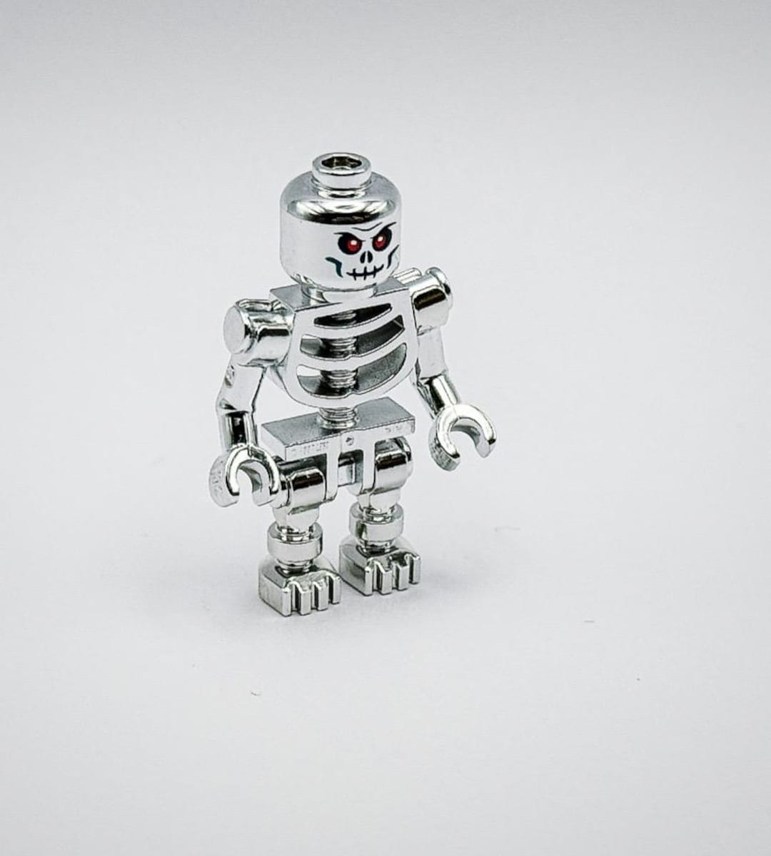 Lego Chrome Silver Plated Skeleton Minifigure New!! - Etsy