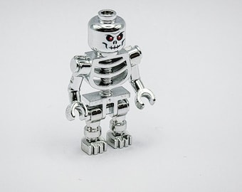 Lego Chrome Silver Mini-figures - Etsy