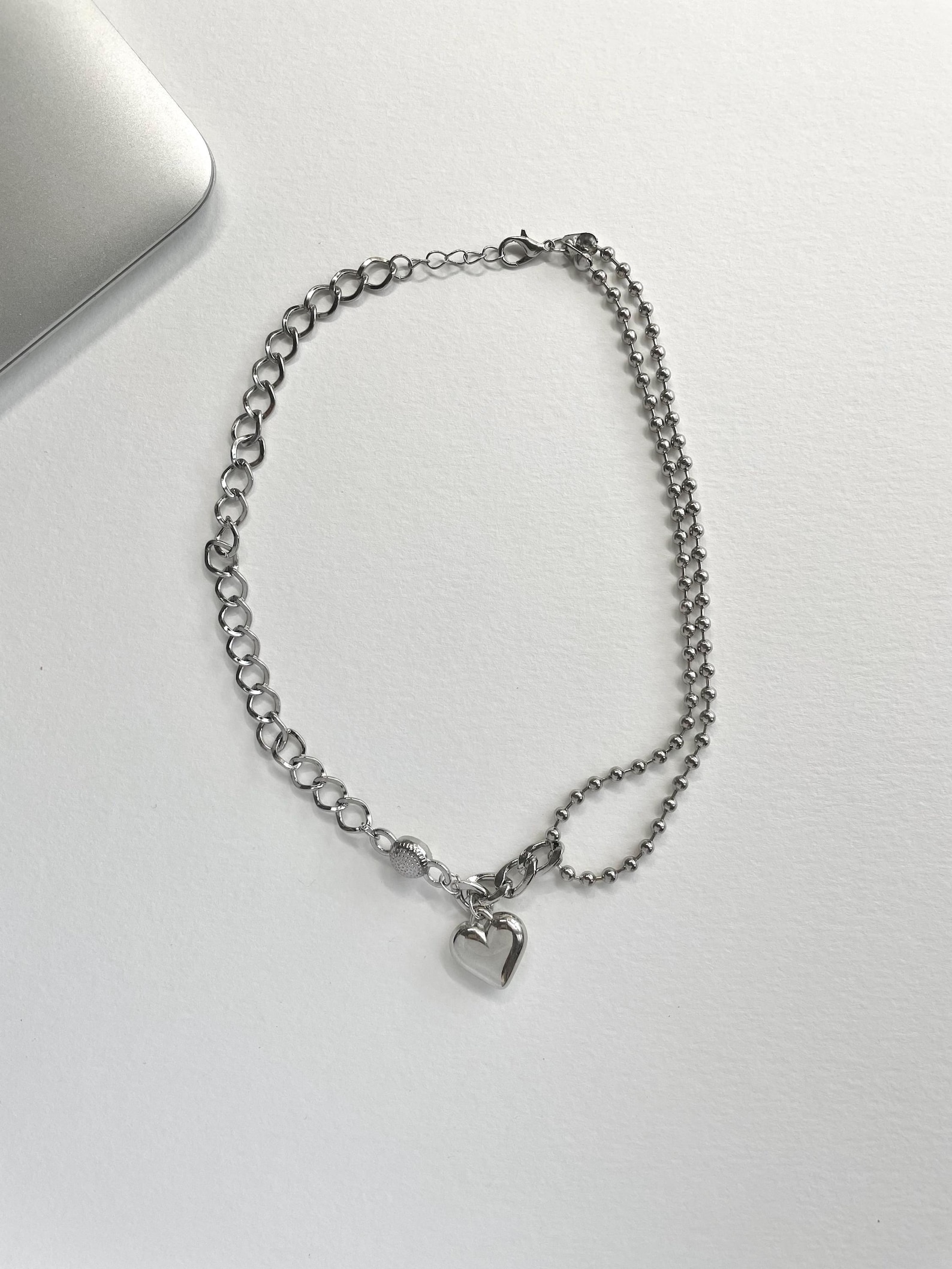 Y2k Heart Grunge Necklace,broken Heart Necklace,spider Necklace,y2k ...