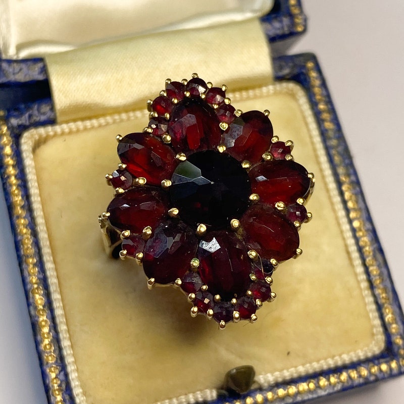 Czech Garnet Jewelry - Etsy