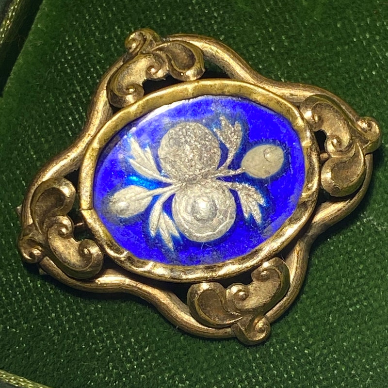 Pinchbeck Brooch - Etsy