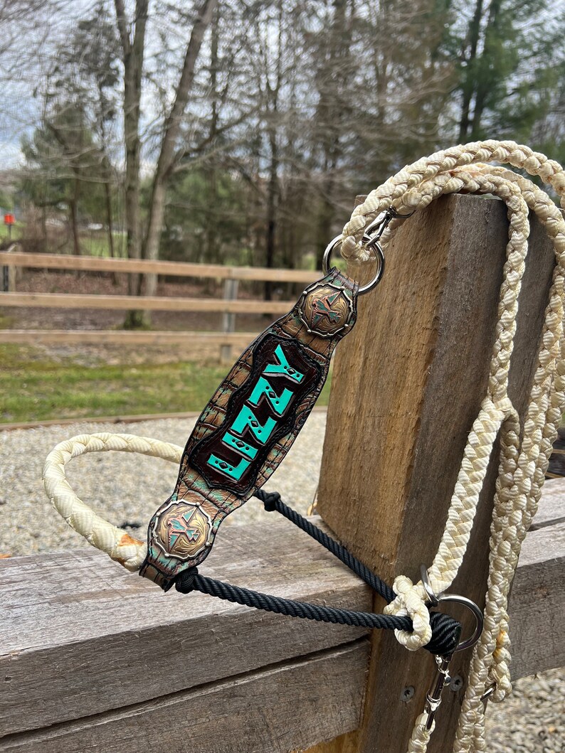 Custom* Tooled Leather Side Cheek Pieces - Etsy