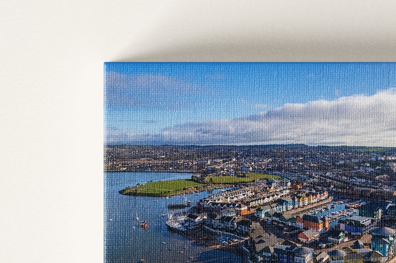 Exmouth Harbour / Marina, Devon Photo Canvas - Etsy