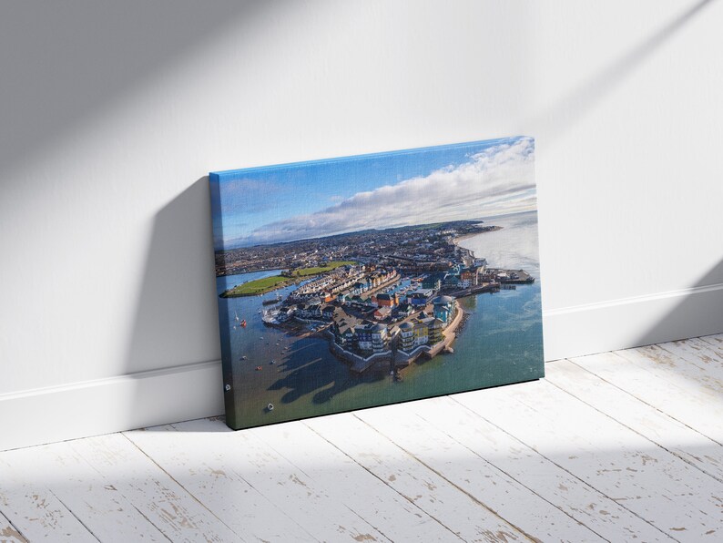 Exmouth Harbour / Marina, Devon Photo Canvas - Etsy