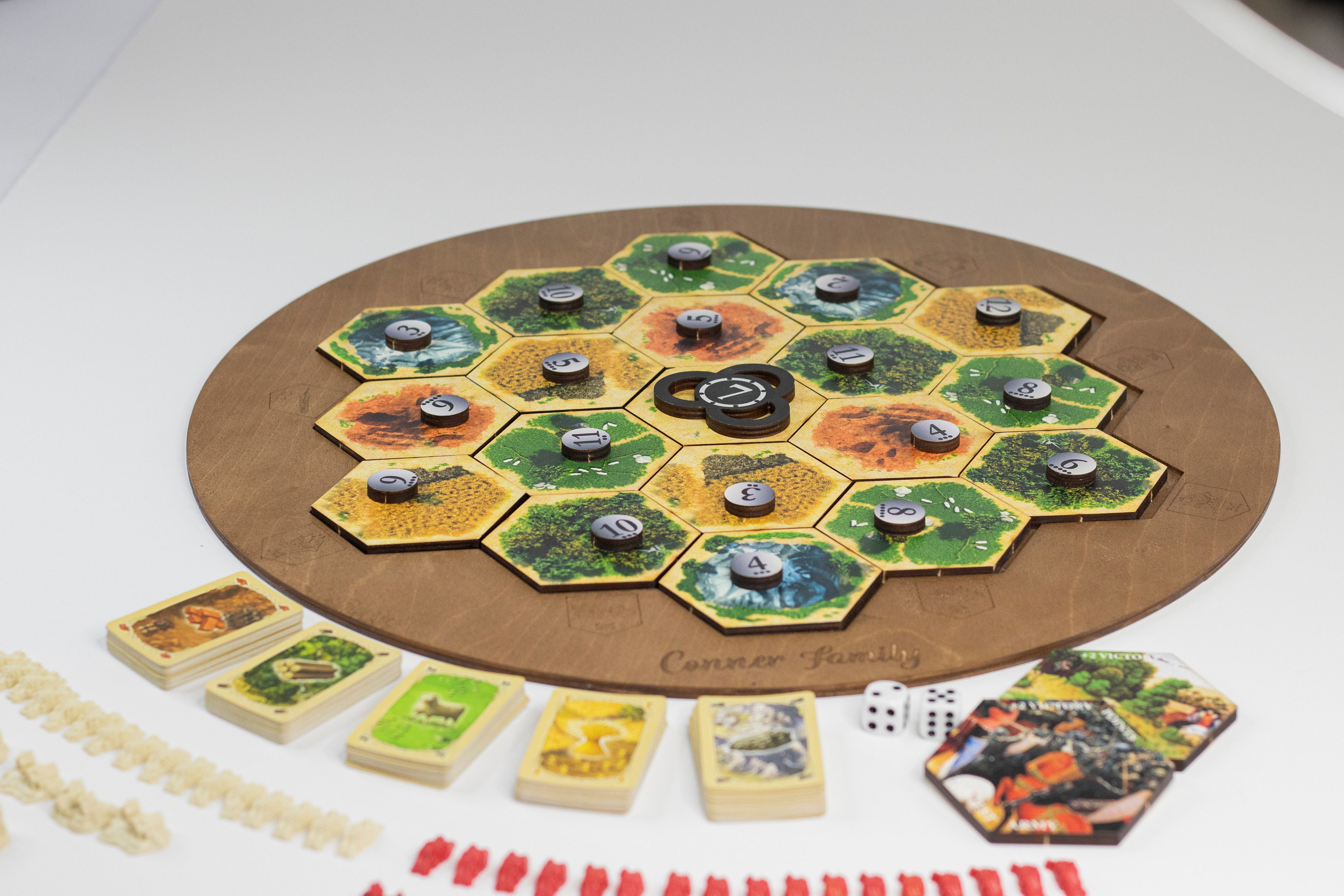 Game Board Wood 3-4 or 3-6 Player board Only Board Tray - Etsy