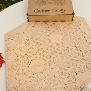 Custom Wooden Game Boards (uncolored) 2-4 and +5-6 Players, Gamer Gift ...