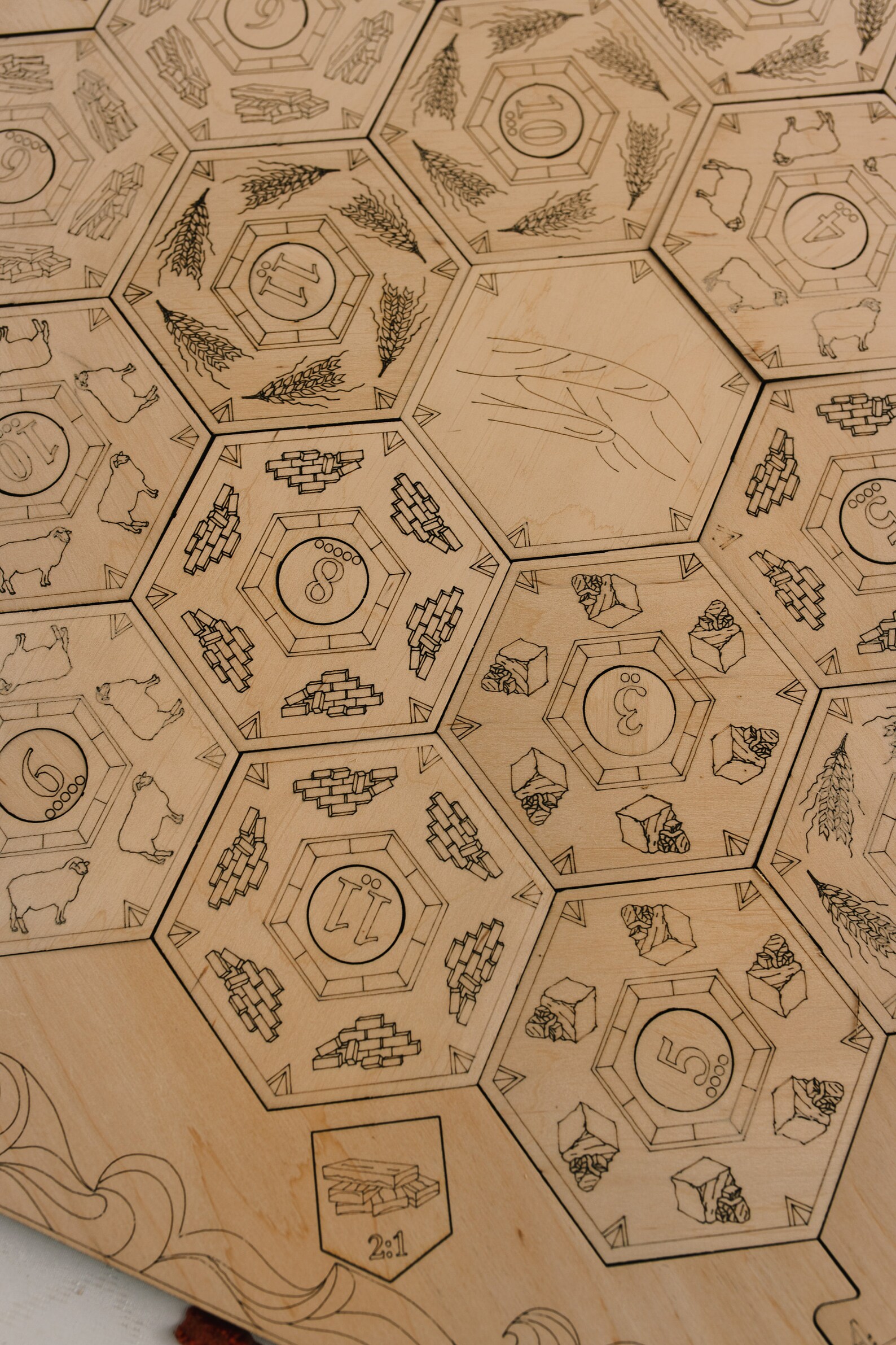 Custom Wooden Game Boards (uncolored) 2-4 and +5-6 Players, Gamer Gift ...