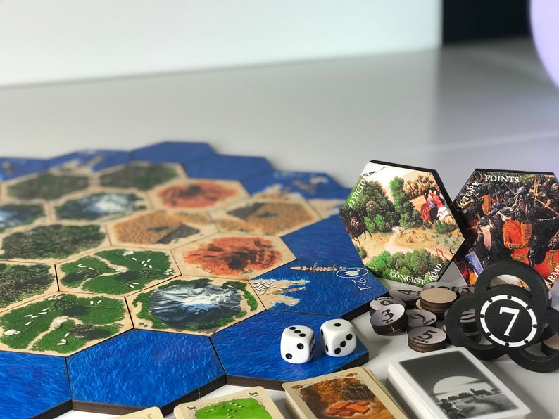 Custom Settlers Game Board Hand Made Wood 3-4 or 5-6 - Etsy Custom Settlers Game Board Hand Made Wood 3-4 or 5-6 - Etsy