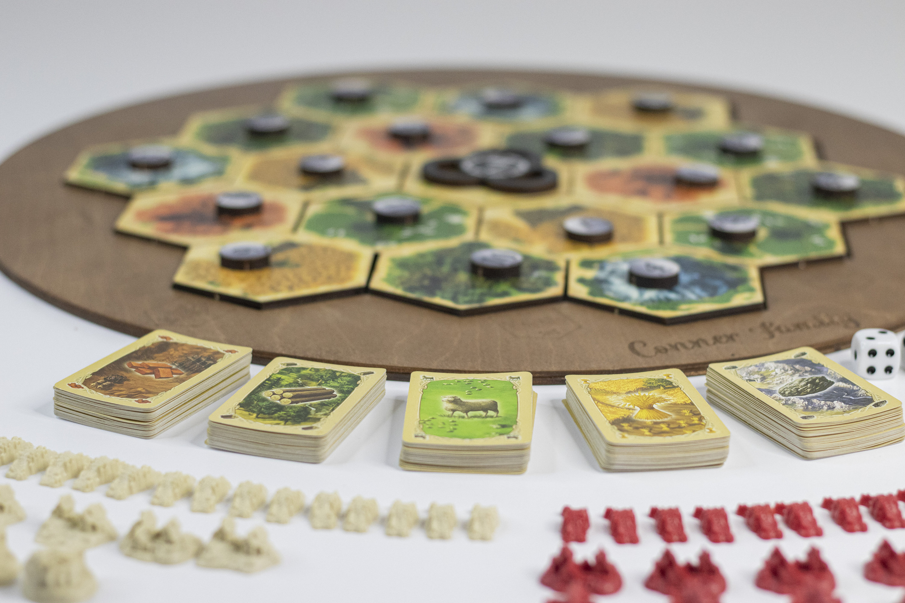 Game Board Wood 3-4 or 3-6 Player board Only Board Tray - Etsy