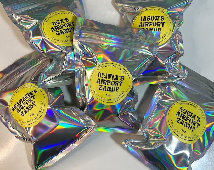4oz Candy Pouches, Travel Sized Snacks, Airport Candy, Treat Bags ...