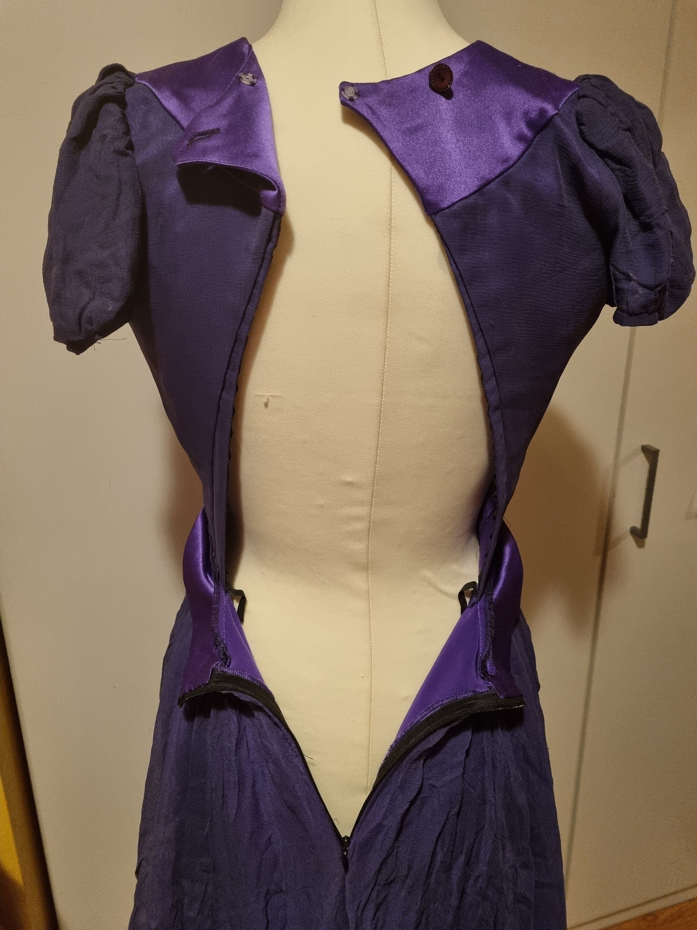 PURPLE DRESS Theatre Costume - Etsy