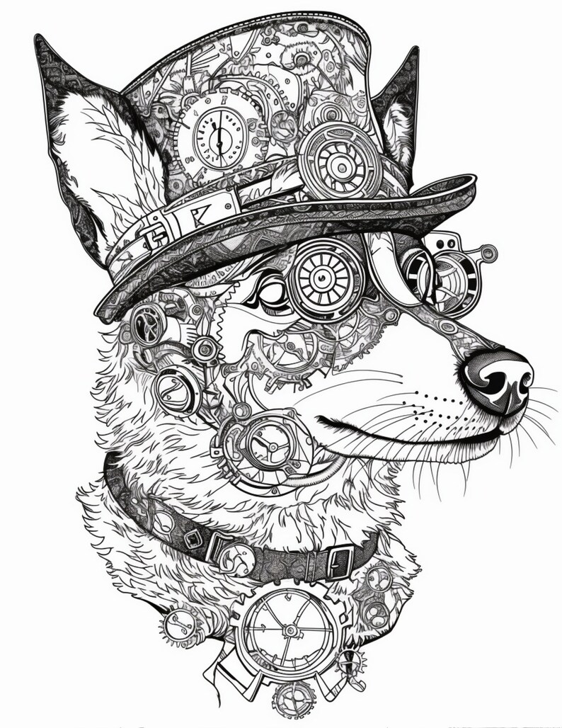 Steampunk Adult Coloring Book: Beautifully Detailed Greek Mythology ...