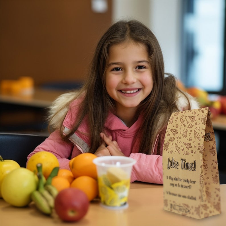Kids Paper Lunch Party Favors Bags Lunchtime Fun With - Etsy