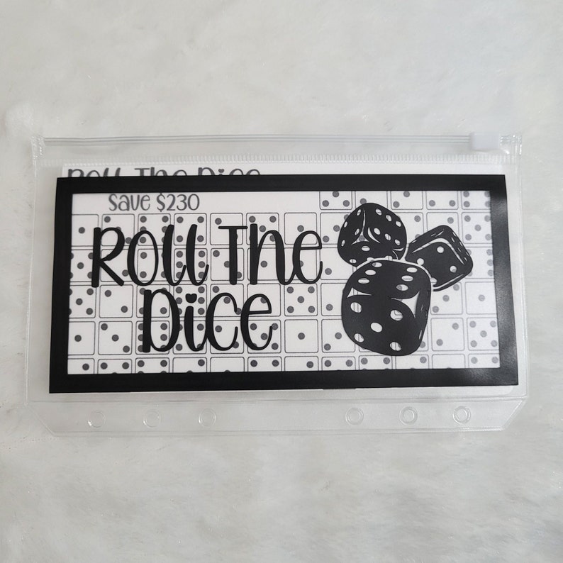 Roll the Dice Saving Challenge Roll the Dice Money Game - Etsy