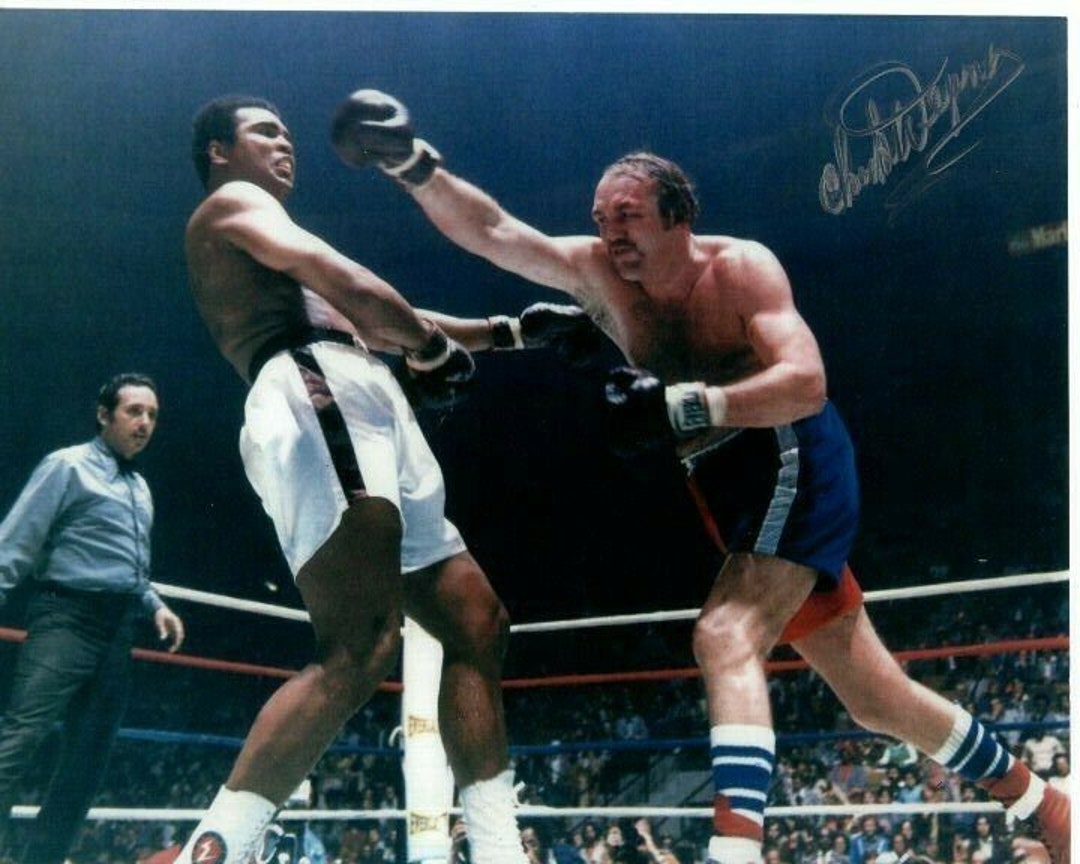 Chuck Wepner Signed Autographed Vs Muhammad Ali 8x10 Photo - Etsy