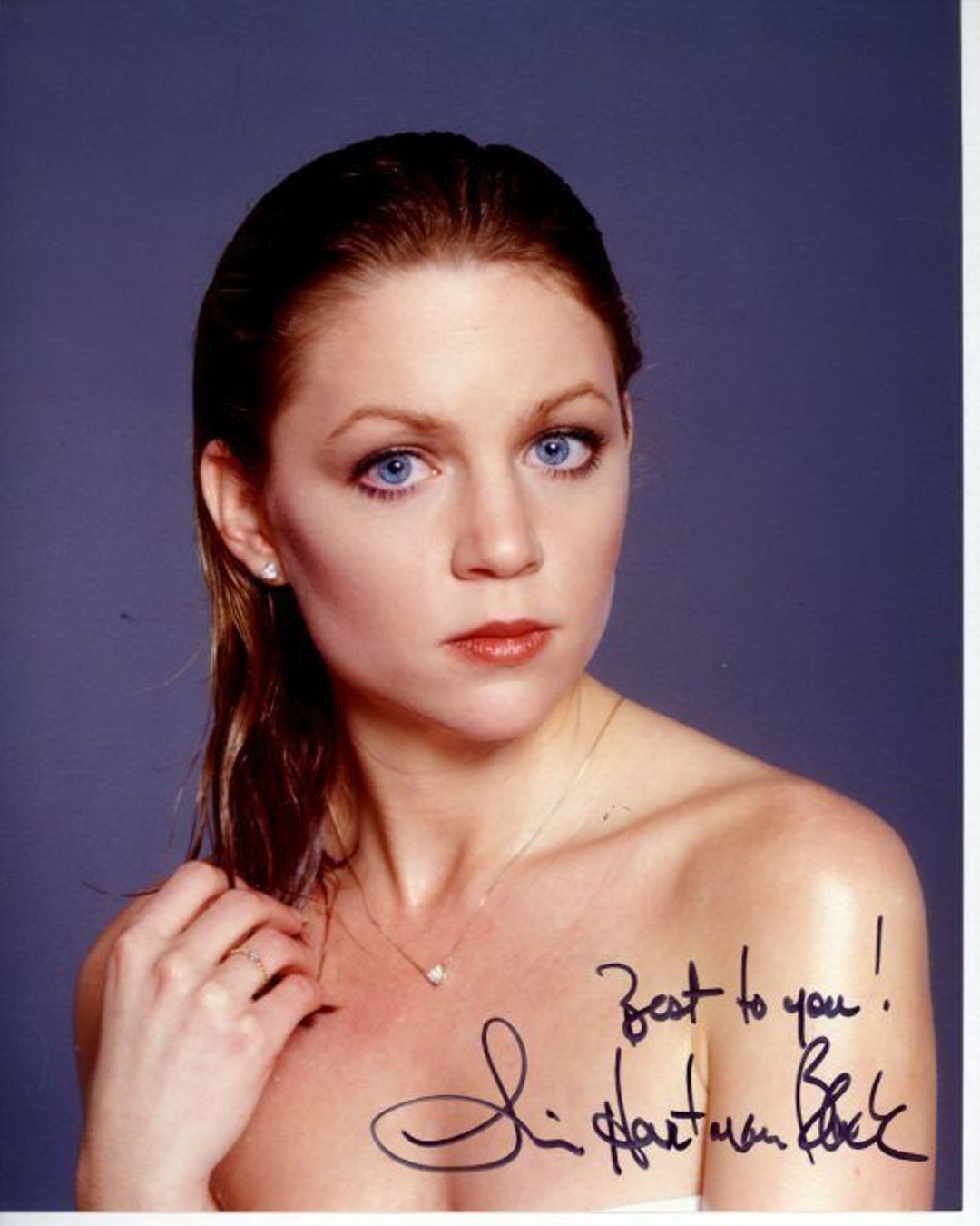 Lisa Hartman Black Signed Autographed Photo Wife Of Clint Etsy